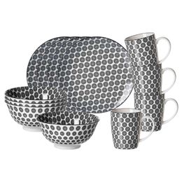 Ritzenhoff & Breker Ritzenhoff & Breker Fr&uuml;hst&uuml;cksset Takeo Circles 12er Set