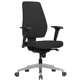 KADIMA DESIGN B&uuml;rostuhl Latina: Ergonomisches Design, Lendenwirbelst&uuml;tze, h&ouml;henverstellbare Armlehnen, strapazierf&auml;higer Stoff, Aluminium-Fu&szlig;kreuz.