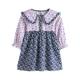 next Kleid M&auml;dchen Gr&ouml;&szlig;e 68 navy / helllila / ros&eacute; / wei&szlig;