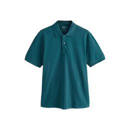next Poloshirt Herren Gr&ouml;&szlig;e 4XL cyanblau