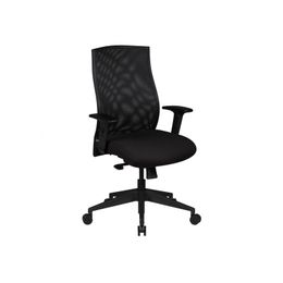 KADIMA DESIGN B&uuml;rostuhl Parma: Netzr&uuml;ckenlehne, 3-Punkt Synchronmechanik, Nylon-Fu&szlig;kreuz, 120 kg Belastbarkeit, Teppichbodenrollen.