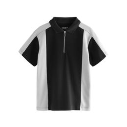 next Poloshirt Jungen Gr&ouml;&szlig;e 104 hellgrau / schwarz