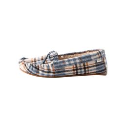 next Hausschuh Damen Gr&ouml;&szlig;e 41.5/42 beige / blau / braun / rot Sommerschuhe