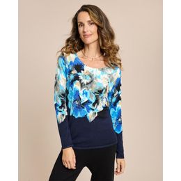 Ovanti Strickdesign Classic Pullover Blumenmeer