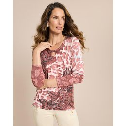 Ovanti Strickdesign Classic Pullover Animal Blumen Mix