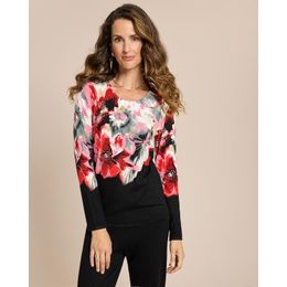Ovanti Strickdesign Classic Pullover Blumenmeer