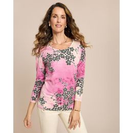 Ovanti Strickdesign Classic Pullover Blumenranken