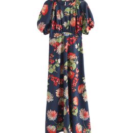 next Kleid Damen Gr&ouml;&szlig;e 40 navy / mischfarben Sommerkleid
