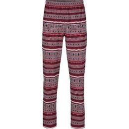 Herren Schlafanzüge dunkelrot-marine + topas-marine, Größe 44/46