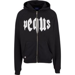PEQUS Sweatjacke Herren Gr&ouml;&szlig;e XXL schwarz / wei&szlig;