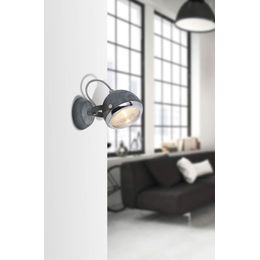 BRILLIANT LEUCHTEN Rider Wandspot Grau, 1-flammig