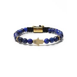 Gt Collection Bracelet 'Hamsa Hand' male Blue size 20 cm