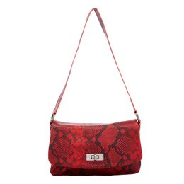 NAEMI Schultertasche Damen Größe One Size weinrot / schwarz