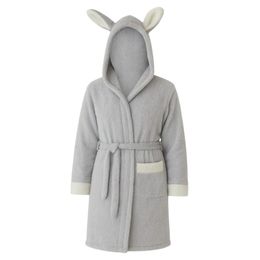 Fashionshowcase Short Bathrobe 'CosyDream' female Grey size S/M