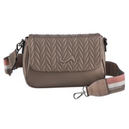 Ara Damen Abendtasche "ANNA"silberfarben, Lacklederimitat, metallic, Taschen, Schultertasche, Abendtasche mit modischer Ziersteppung