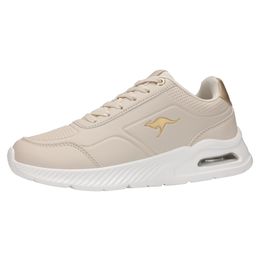 Sneaker Kangaroos "K-PLN PROUD RV", Gr. 39, beige (cool beige, rich gold), Synthetik, Schuhe