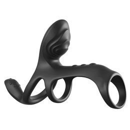 Penismanschette „Ultimate Couples Cage Max“ mit 3-fach-Vibration