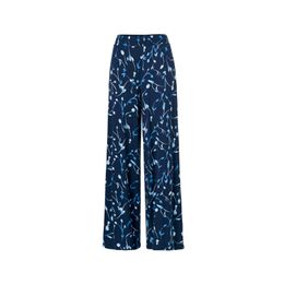 Tchibo - Palazzohose - Damen - Gr. M - dunkelblau/print