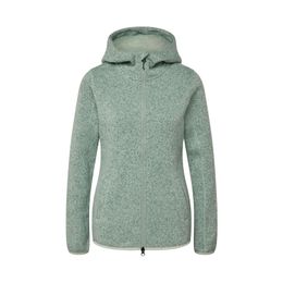 Tchibo - Kapuzen-Strickfleece-Jacke - Damen - Gr. S - gr&uuml;n