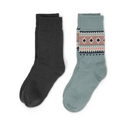 Tchibo - 2 Paar Thermosocken - Damen - Gr. 39-42 - dunkelgrau