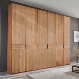 Pharao24.de Schlafzimmerschrank Drehtürenschrank teilmassiv in Erlefarben