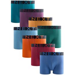 next Boxershorts Herren Gr&ouml;&szlig;e L blau / hellblau / petrol / smaragd / lila / orange / dunkelorange / dunkelpink