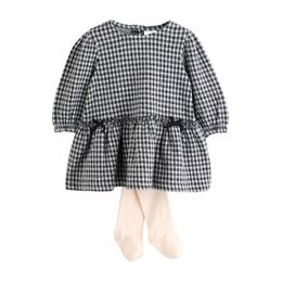 next Dress girl Black size 3-6 mths