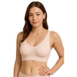 fashionshowcase Sport-BH Damen Gr&ouml;&szlig;e L beige