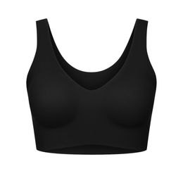 Fashionshowcase Sports Bra 'Seamless-Comfort' female Black size XL