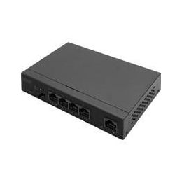 Digitus 4+1-Port Gigabit PoE, Switch schwarz