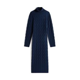 Tommy Hilfiger Curve Kleid Damen Größe 46 blau Winterkleid