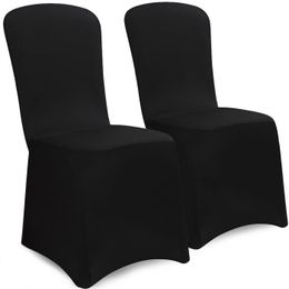 Detex Stuhlhussen 2er-Set Schwarz