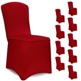 Detex Stuhlhusse 10er-Set Bordeaux