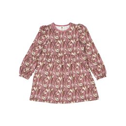 M&uuml;sli Kleid M&auml;dchen Gr&ouml;&szlig;e 128 khaki / orange / rosa / naturwei&szlig;