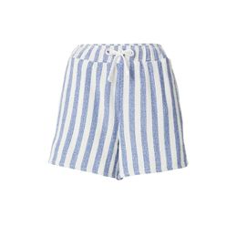 Topshop Shorts Damen Größe 44 blau / weiß