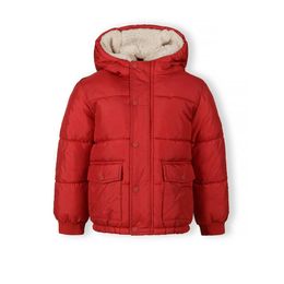 MINOTI Winterjacke Jungen Gr&ouml;&szlig;e 104/110 rot