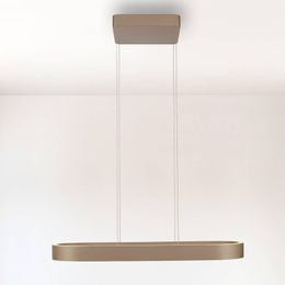 Paul Neuhaus LED-Hängeleuchte Q-Stretto, bronze, 86,8cm