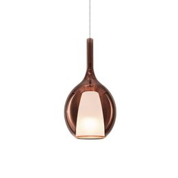 Ideal Lux Pendellampe Kalique 2, kupferfarben, &Oslash; 18 cm