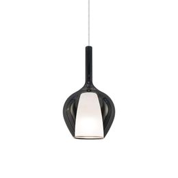 Ideal Lux Pendellampe Kalique 1, rauchgrau, Ø 18 cm