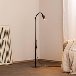 Stehleuchte Eye Flex mit flexiblem Arm, schwarz