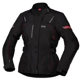 iXS Liz-ST Textiljacke Damen schwarz / rot M