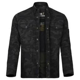 Bores Militaryjack Jacken-Hemd camouflage schwarz 3XL