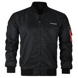 Bores Bomber Motorradjacke schwarz 4XL