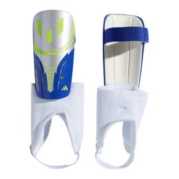 Adidas Messi Match Schienbeinschoner Kids Silber, Größe S, Kinder, Equipment - 11teamsports