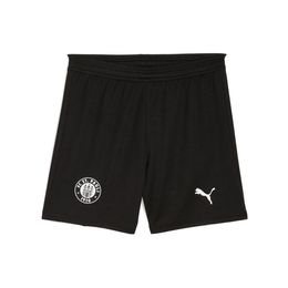 Puma FC St. Pauli Replica Short Kids Schwarz F03, Größe 140, Kinder, Fan Artikel - 11teamsports