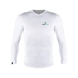 Gamepatch Compressishirt Hemd Weiß, Größe XL - 11teamsports