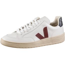 Veja Sneaker 'V12' Herren Gr&ouml;&szlig;e 38 bordeaux / wei&szlig;