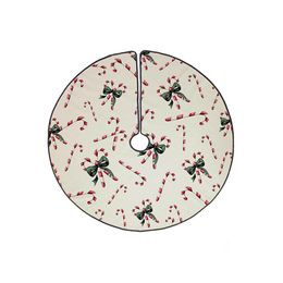Butter Kings Weihnachtsbaumrock "Candycane bow" in Creme/ Rot/ Gr&uuml;n - &Oslash; 130 cm - 29% |