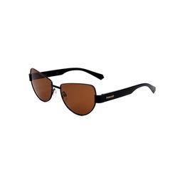 Polaroid Damen-Sonnenbrille in Schwarz/ Braun - 74% | Gr&ouml;&szlig;e 57 | Damen-brillen