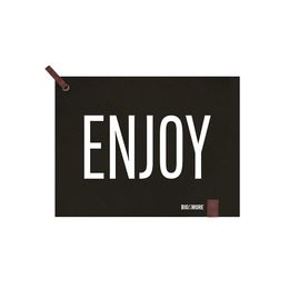 TINTEUNICHE Tischset ''Bigismore - Enjoy'' in Schwarz - (L)35 x (B)45 cm - 25% |